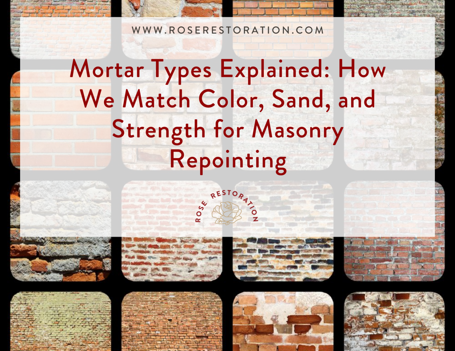 Mortar Types Explained: How Color, Sand, and Strength Are Matched for ...